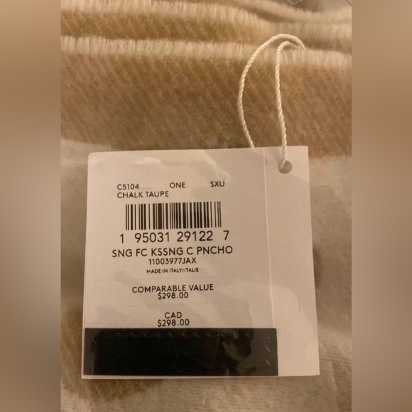 Coach | Jackets & Coats | Nwt Coach Signature Poncho Chalk Taupe | Poshmark